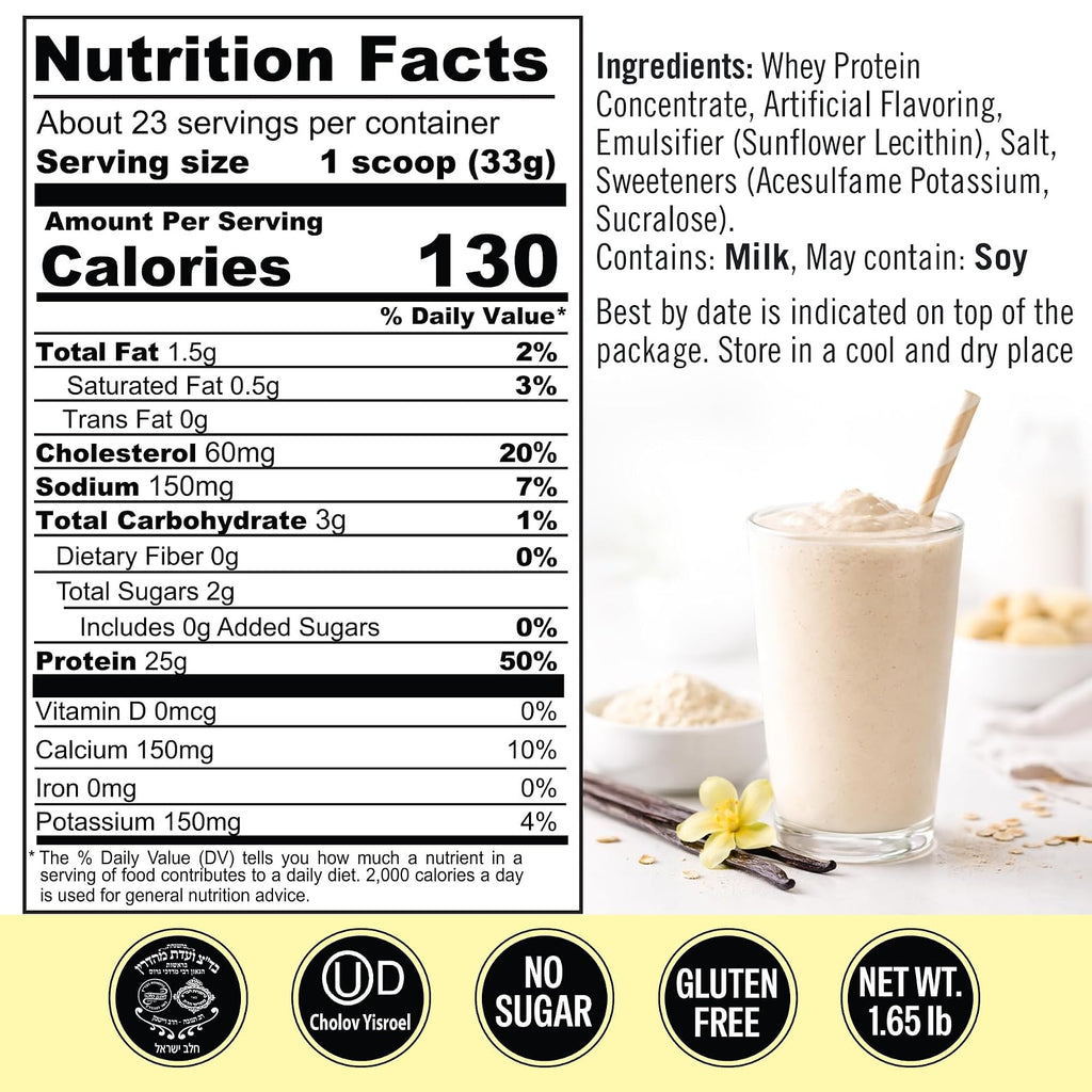 delicious French vanilla protein