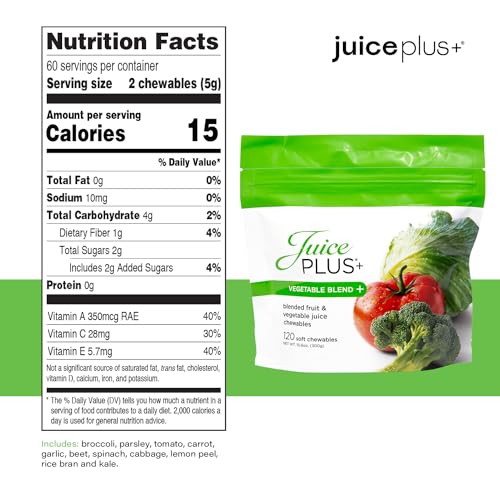 delicious fruit and vegetable chews