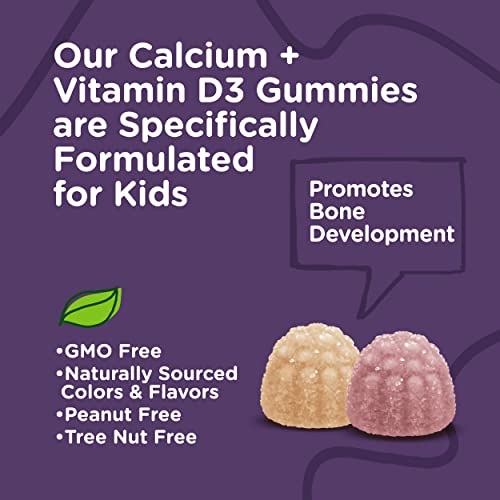delicious fruit flavors in calcium gummies