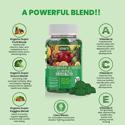 delicious fruit-flavoured blended vitamin supplements