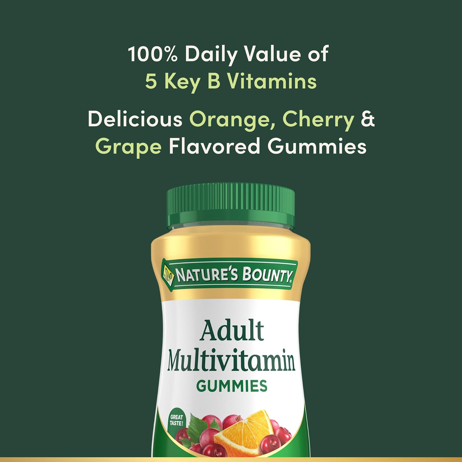 delicious fruit-flavoured multivitamin gummies