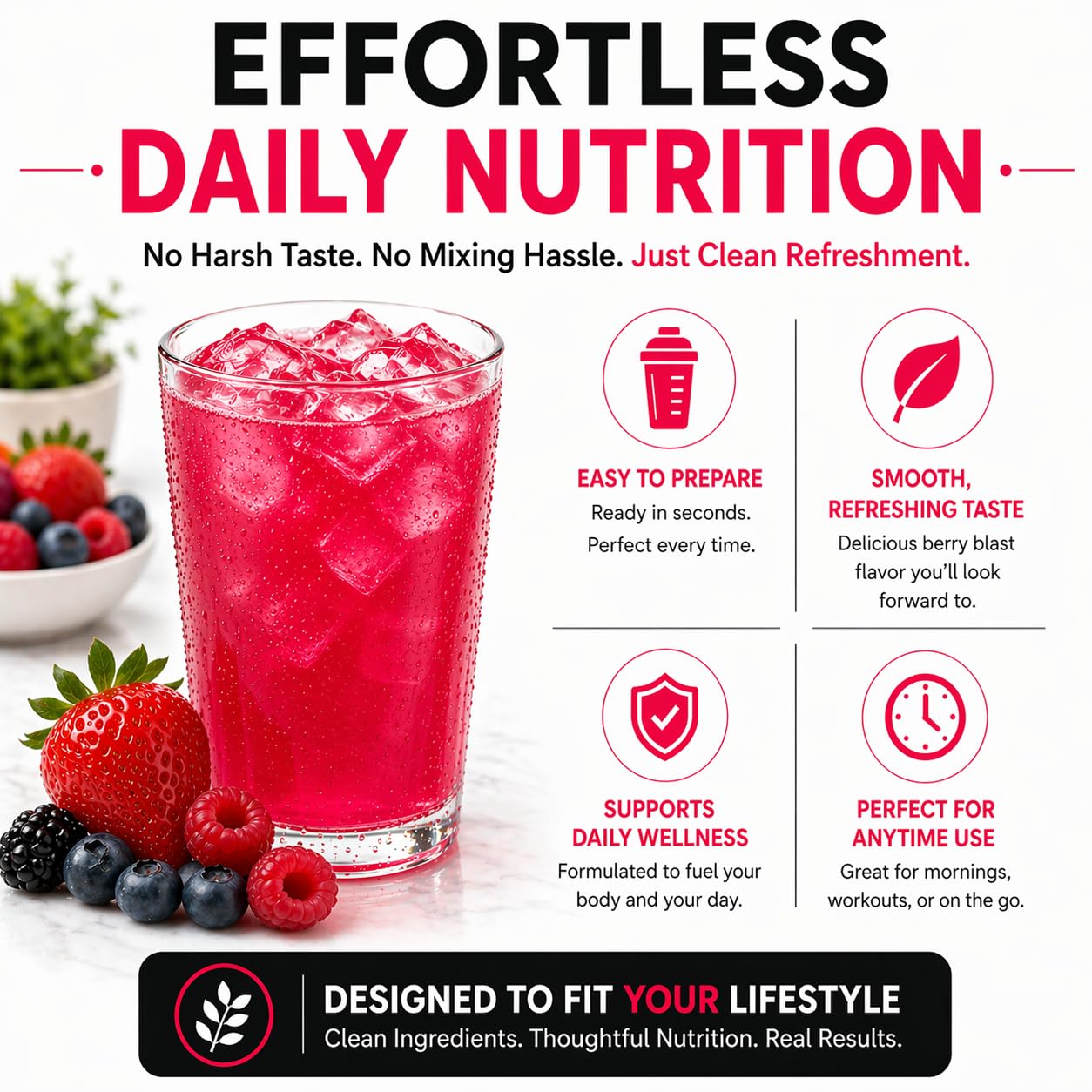 delicious fruit protein supplement