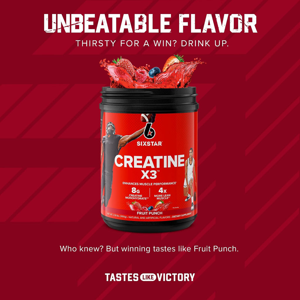 Delicious fruit punch creatine flavour