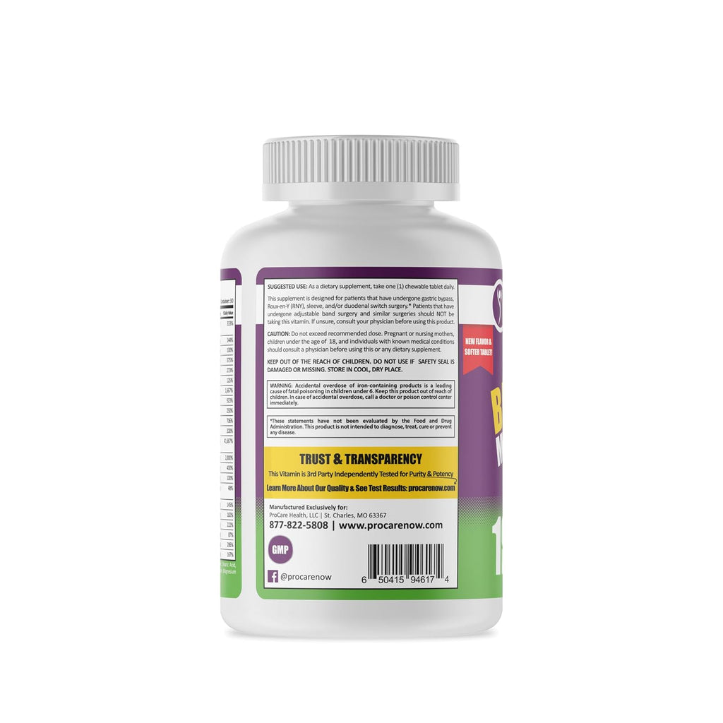 delicious fruit punch multivitamin tablets
