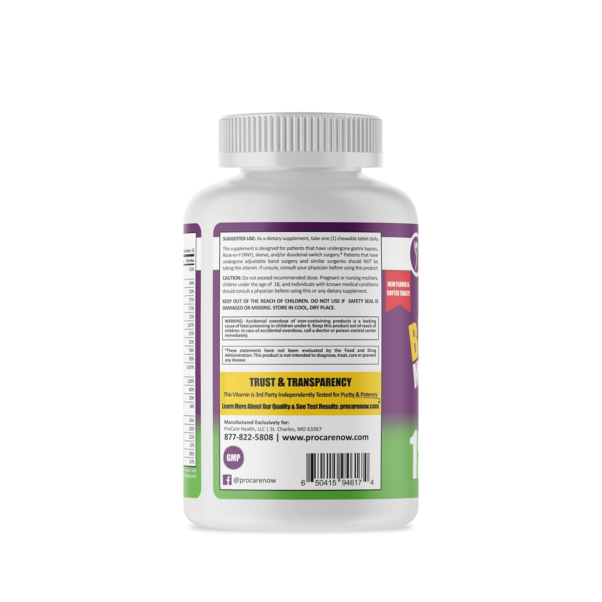 delicious fruit punch multivitamin tablets