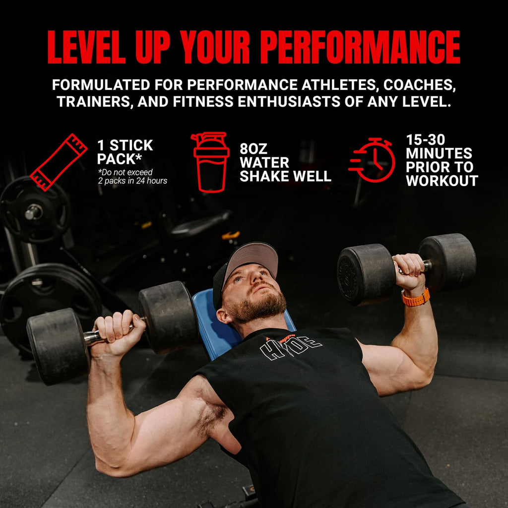 Delicious fruit punch pre-workout formula