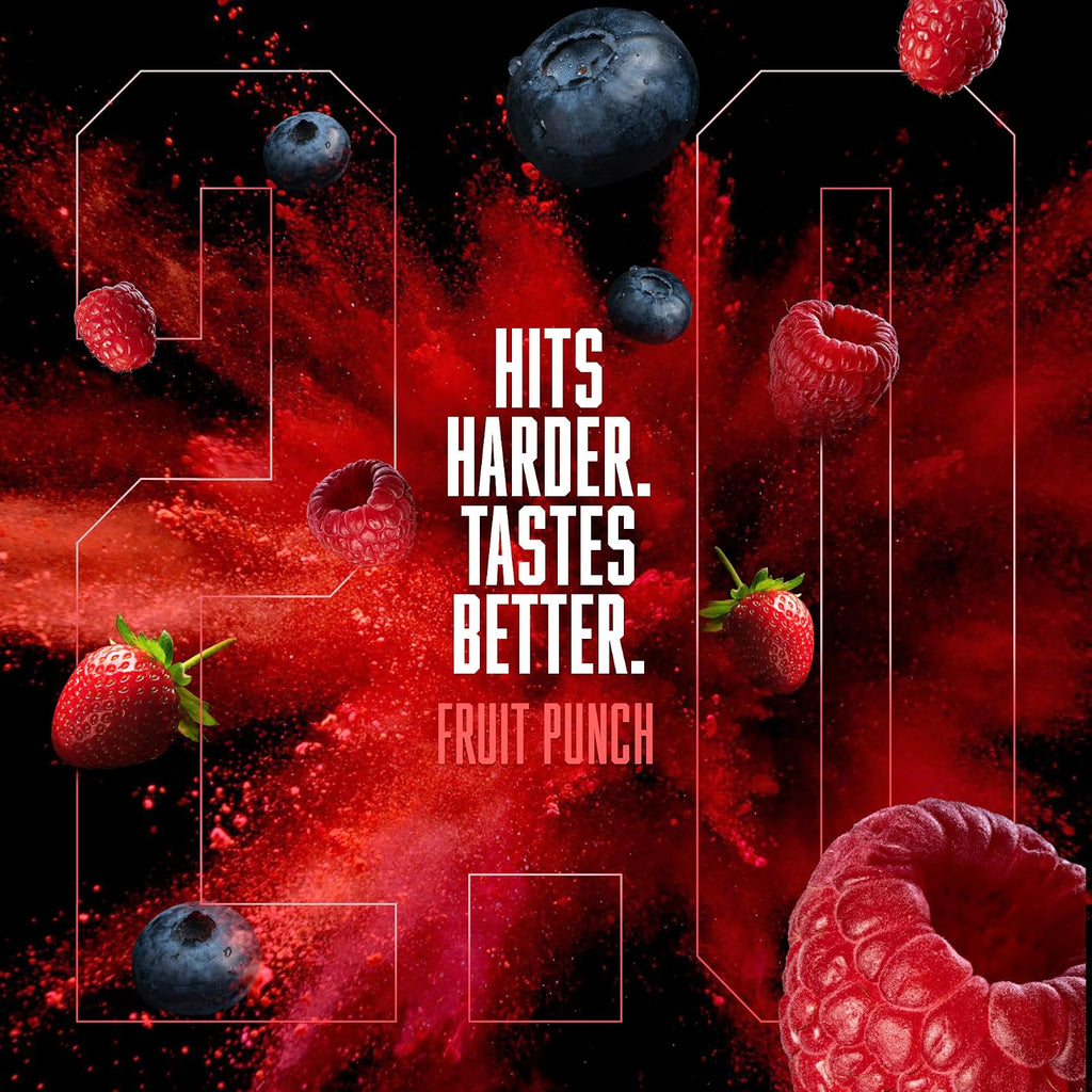 delicious fruit punch pre-workout formula