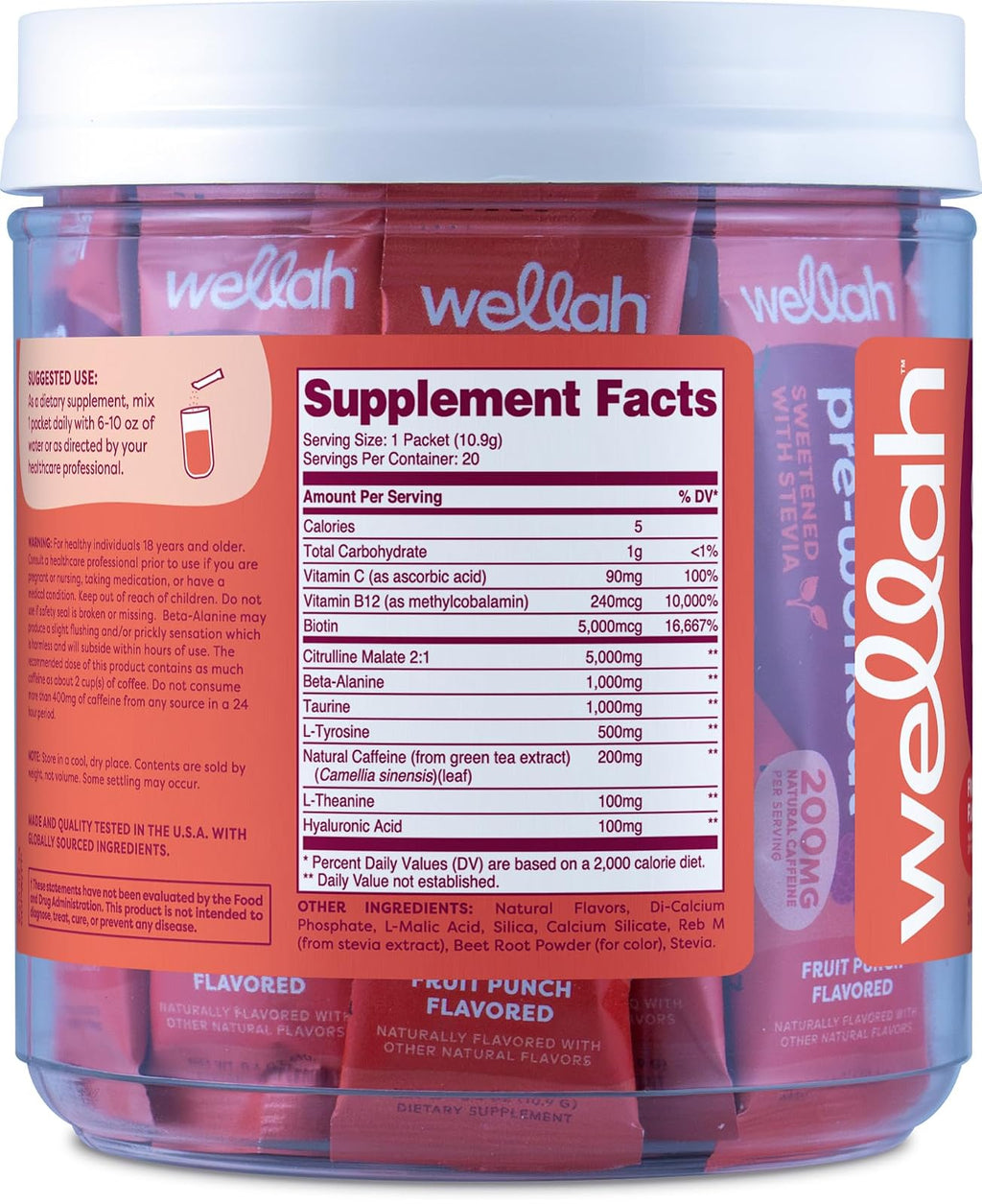 delicious fruit punch workout booster