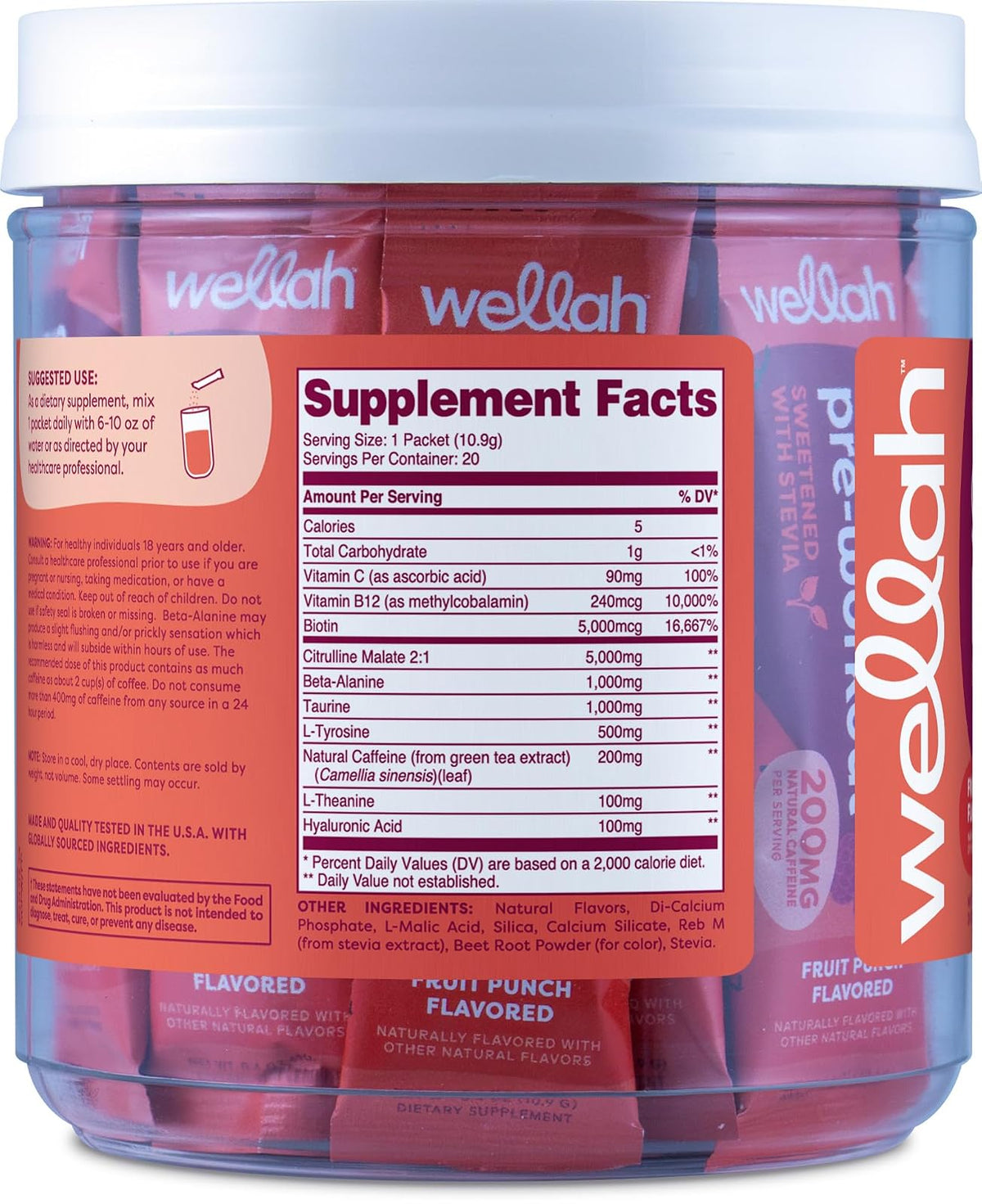 delicious fruit punch workout booster