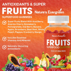 delicious fruits and veggies gummies