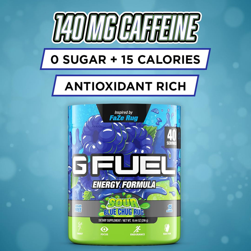 delicious G Fuel Chug Rug drink powder
