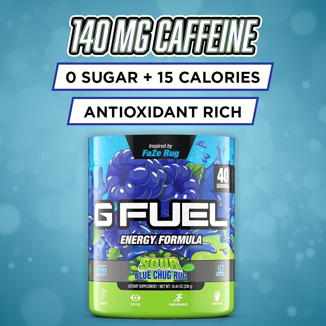 delicious G Fuel Chug Rug drink powder