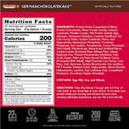 delicious German chocolate protein powder
