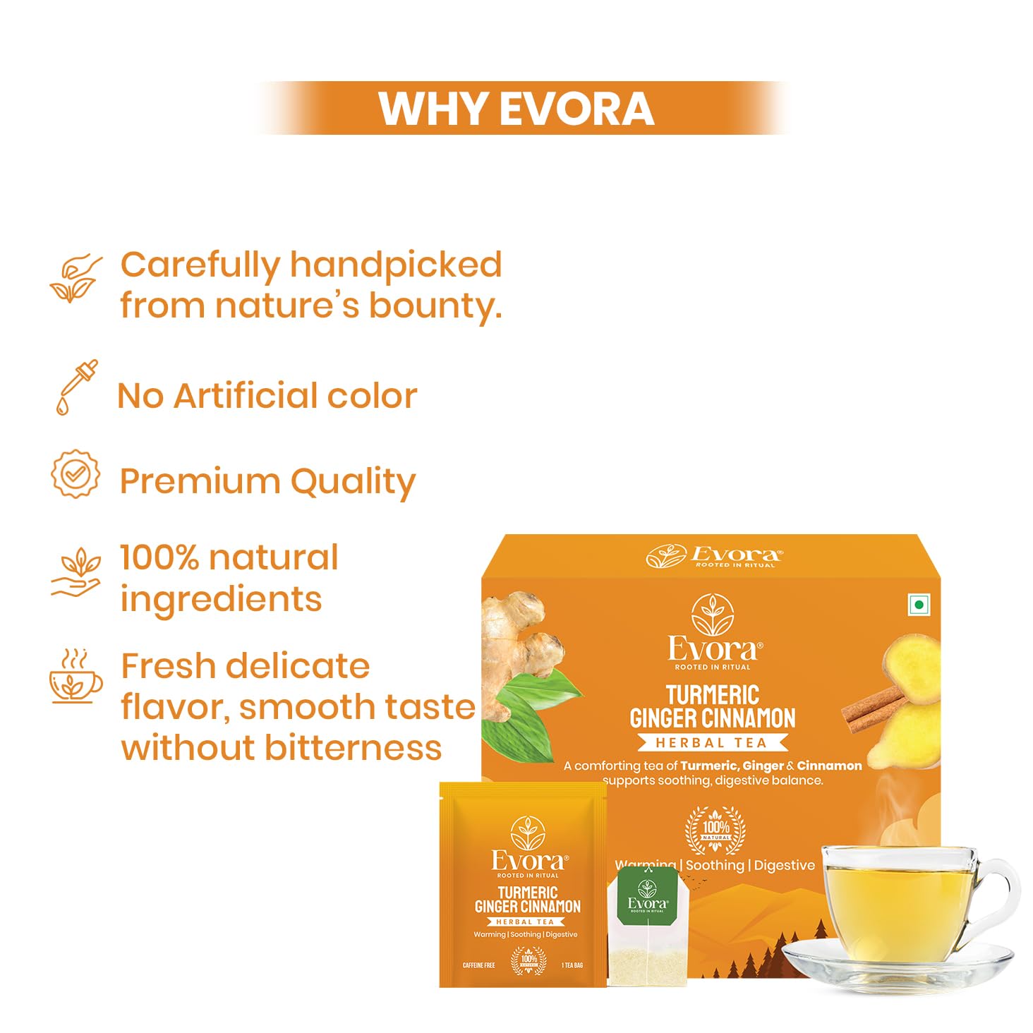 delicious ginger cinnamon tea