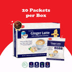 Delicious ginger latte for tea lovers