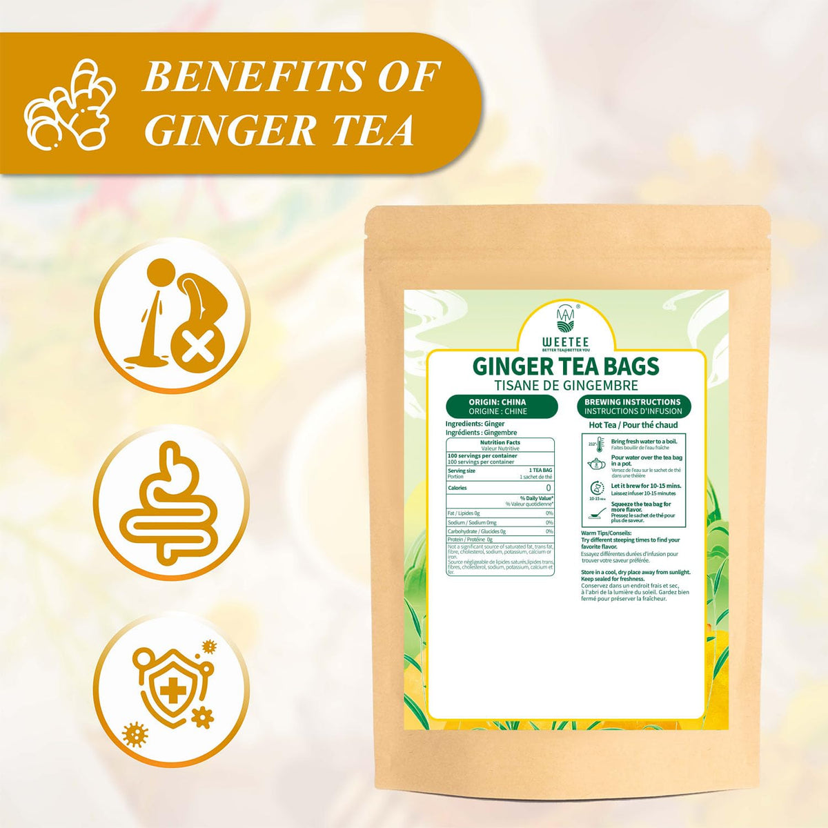 delicious ginger tea for everyday enjoyment