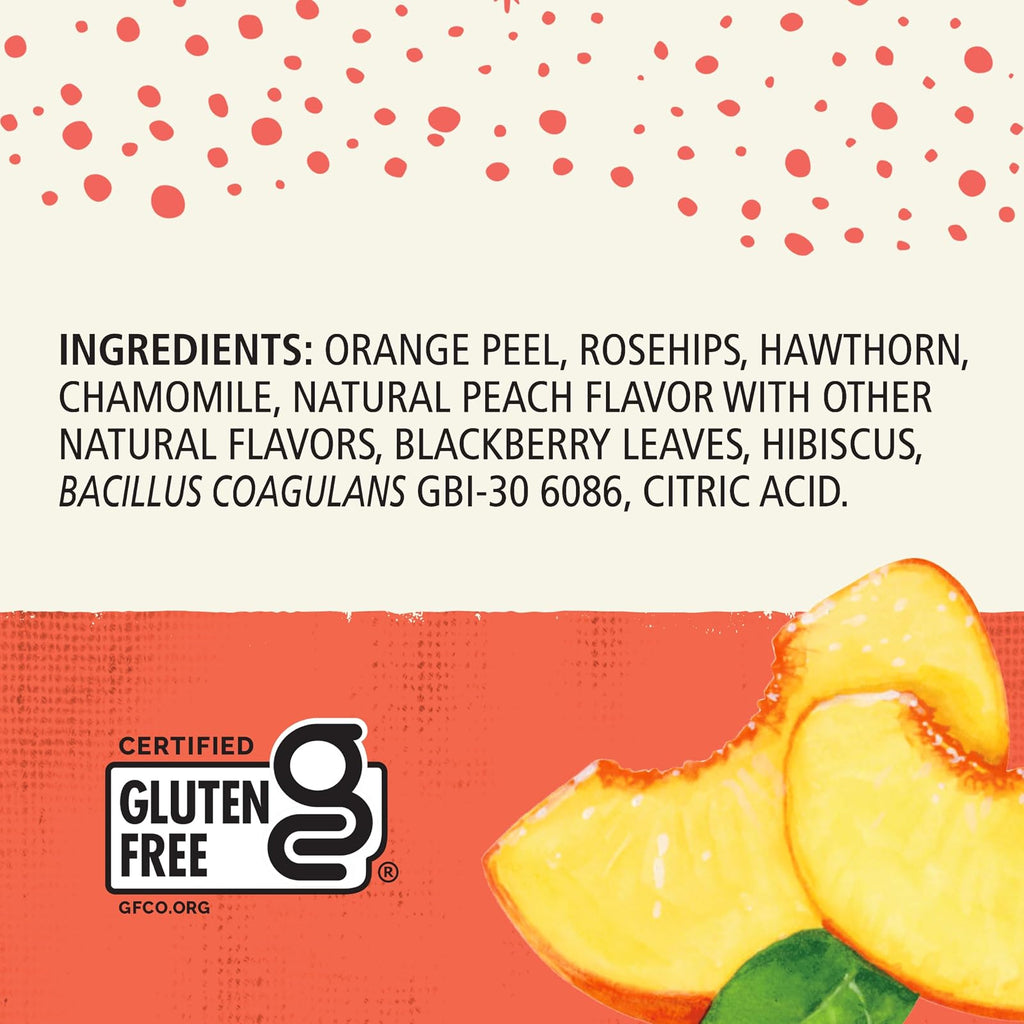 delicious ginger tea with probiotics