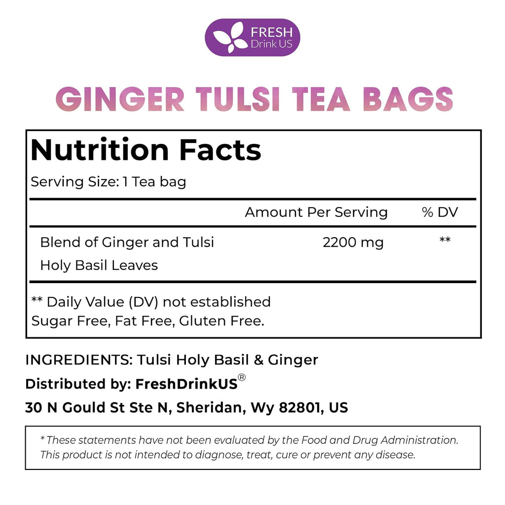 delicious ginger tulsi tea for everyday
