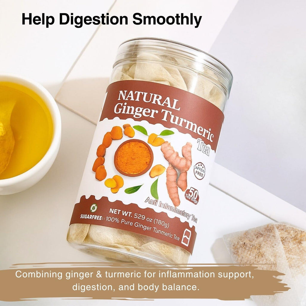 delicious ginger turmeric tea flavour