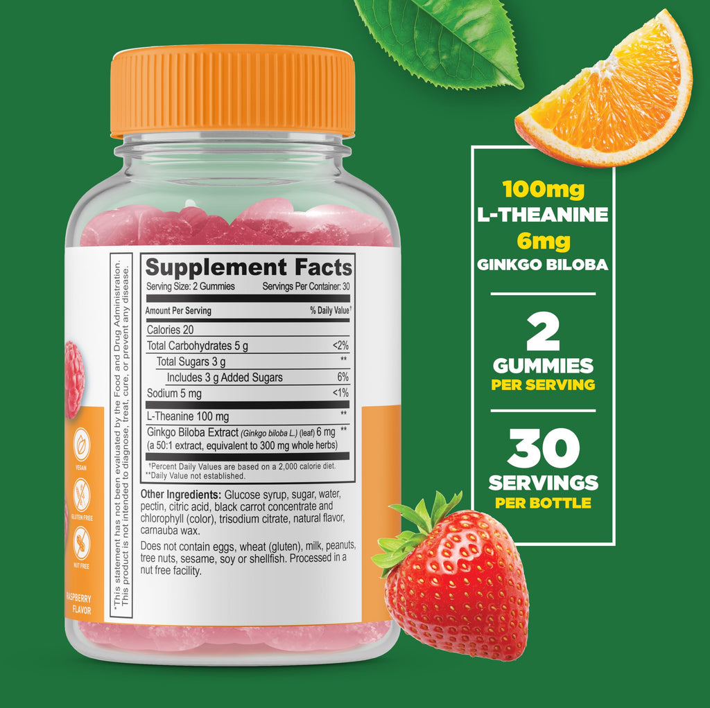 delicious ginkgo biloba chewable gummies