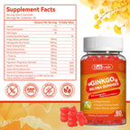 Delicious Ginkgo Biloba gummies with herbal benefits
