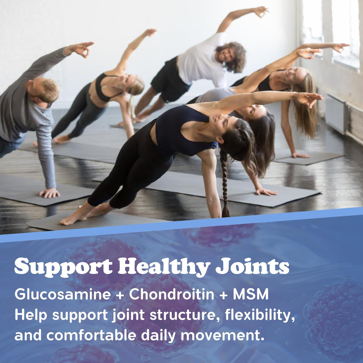 Delicious glucosamine gummies for daily wellness