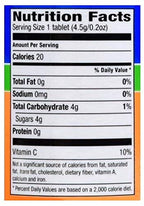 Delicious glucose tablets for everyday use