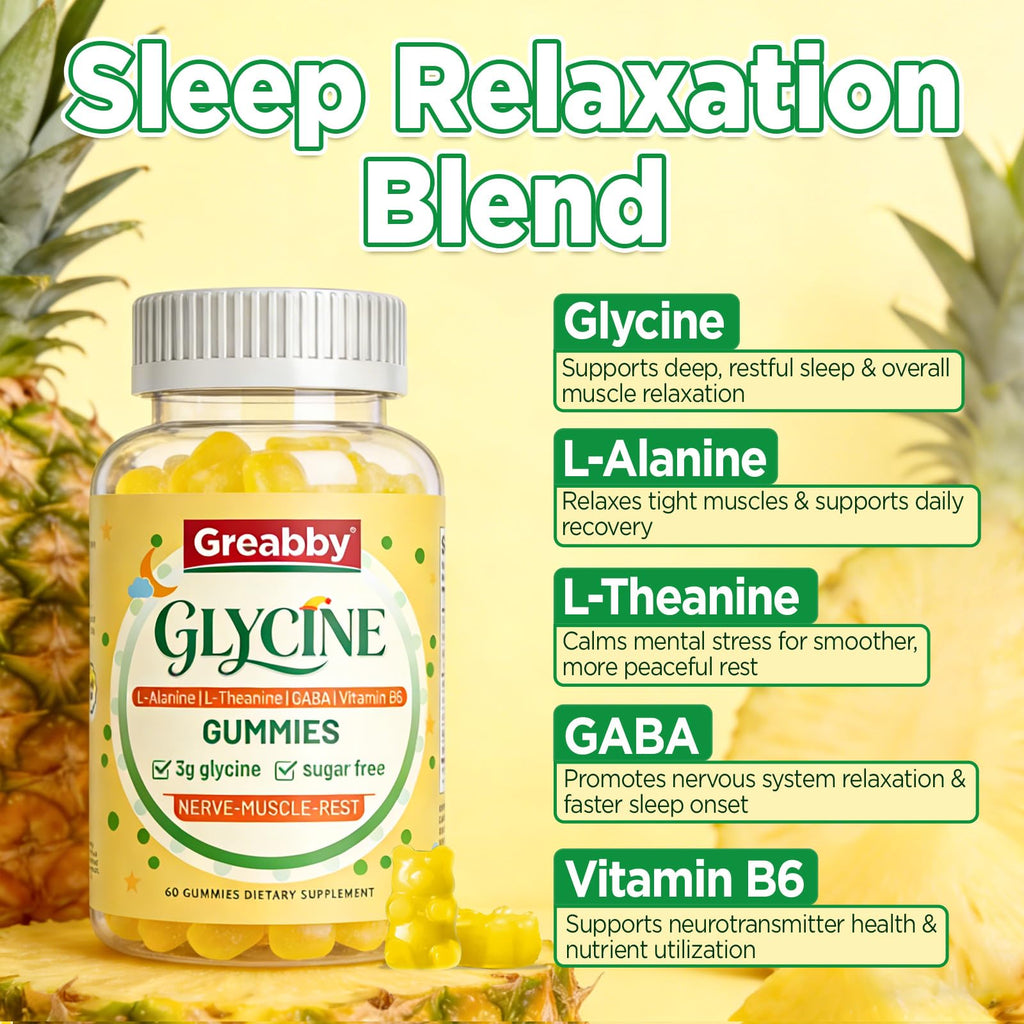 Delicious Glycine gummies for adults