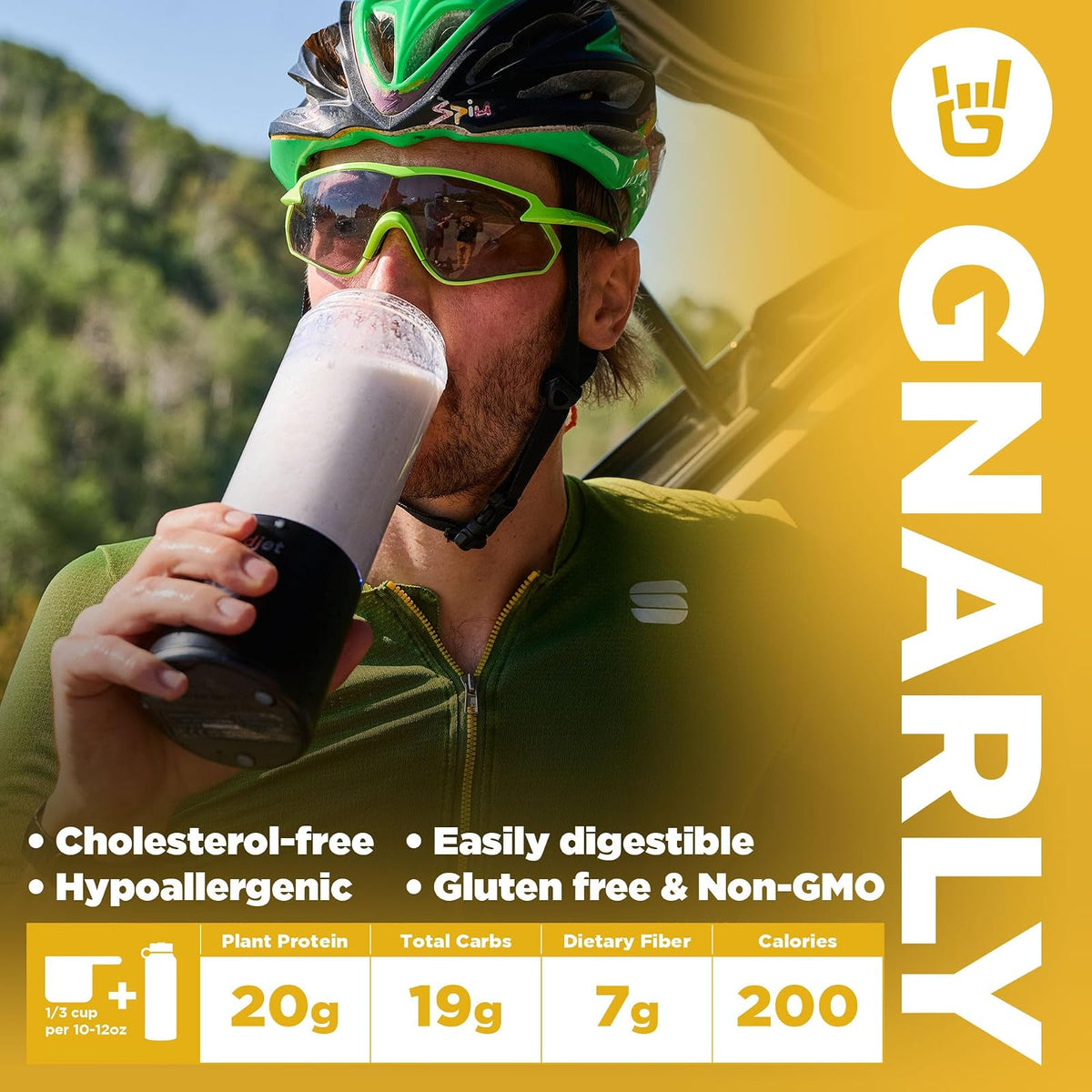 delicious golden milk protein shake