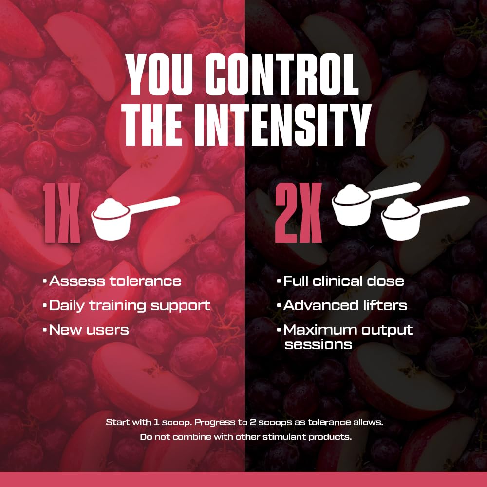 delicious grape apple pre-workout mix