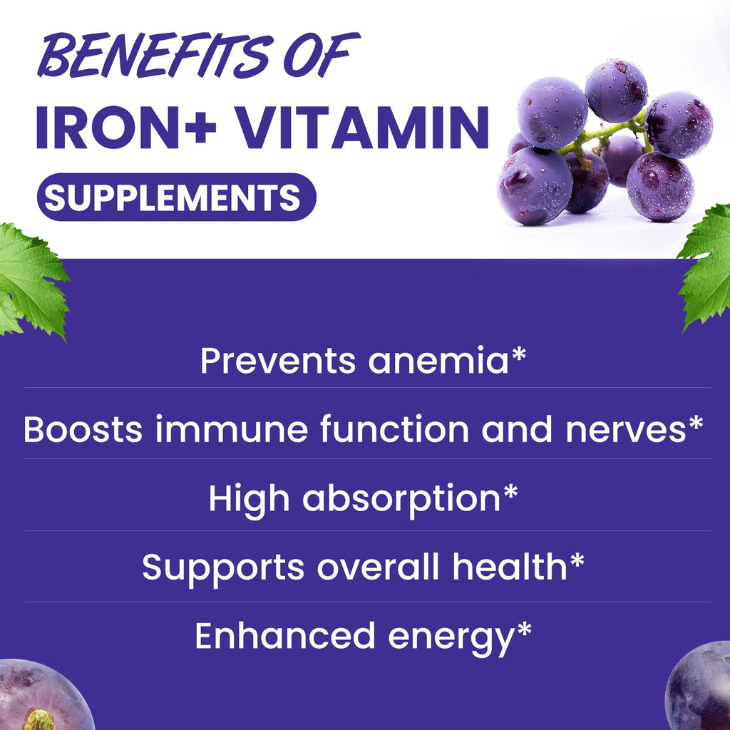 delicious grape iron supplements