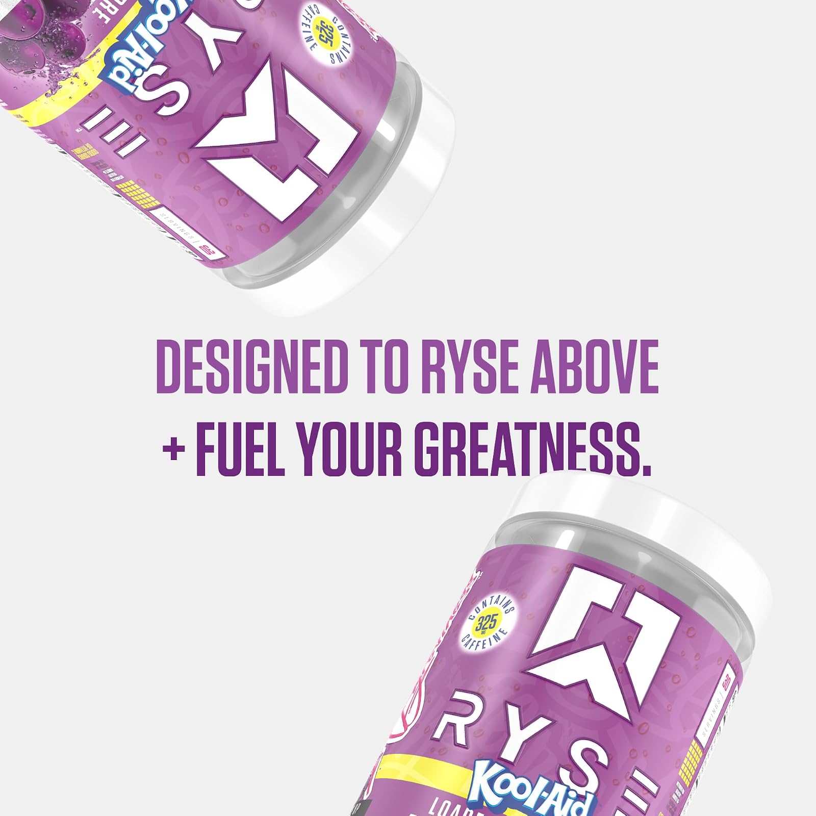 delicious grape pre-workout powder mix
