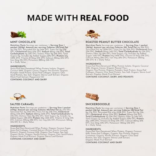 delicious grass-fed protein flavours