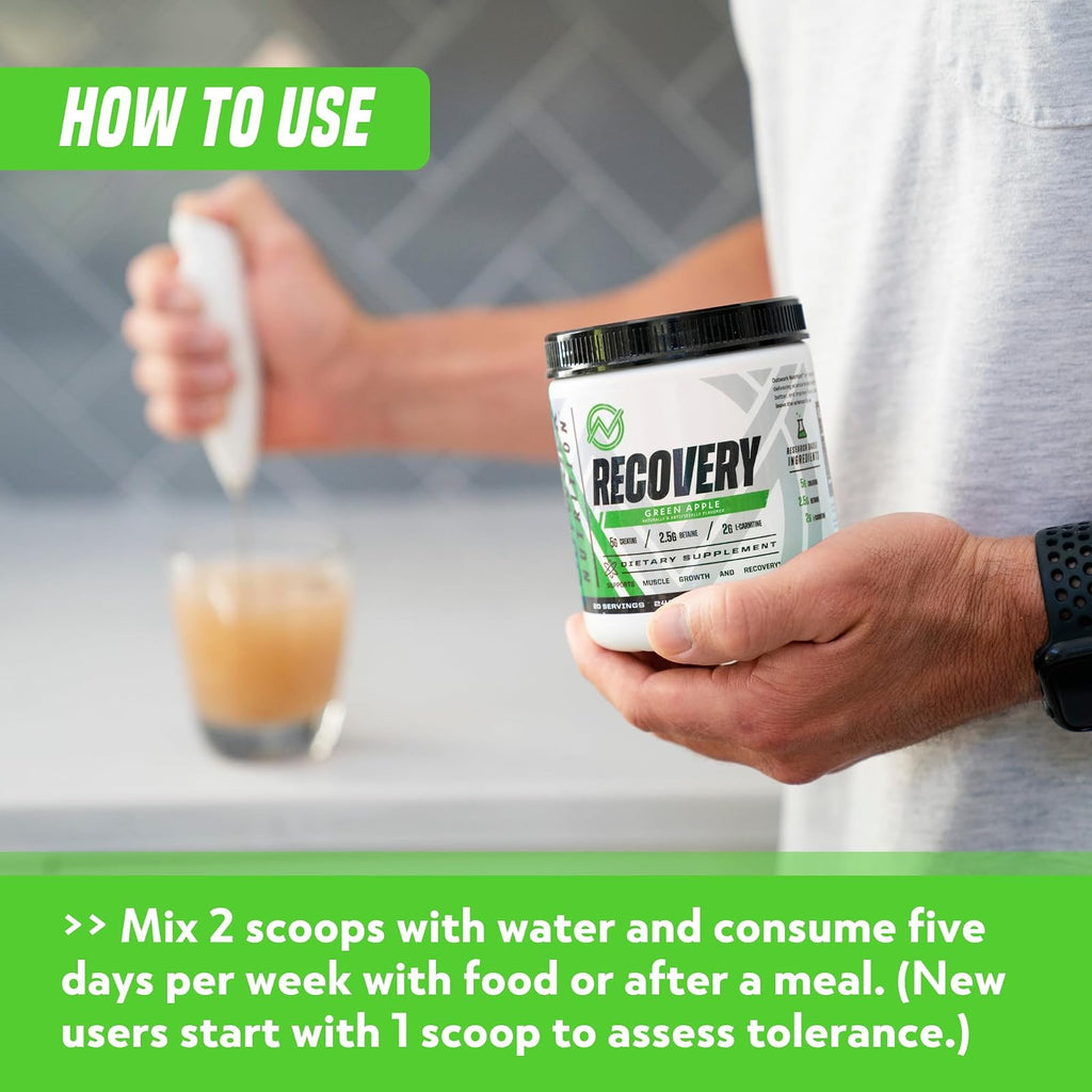 delicious green apple post workout drink