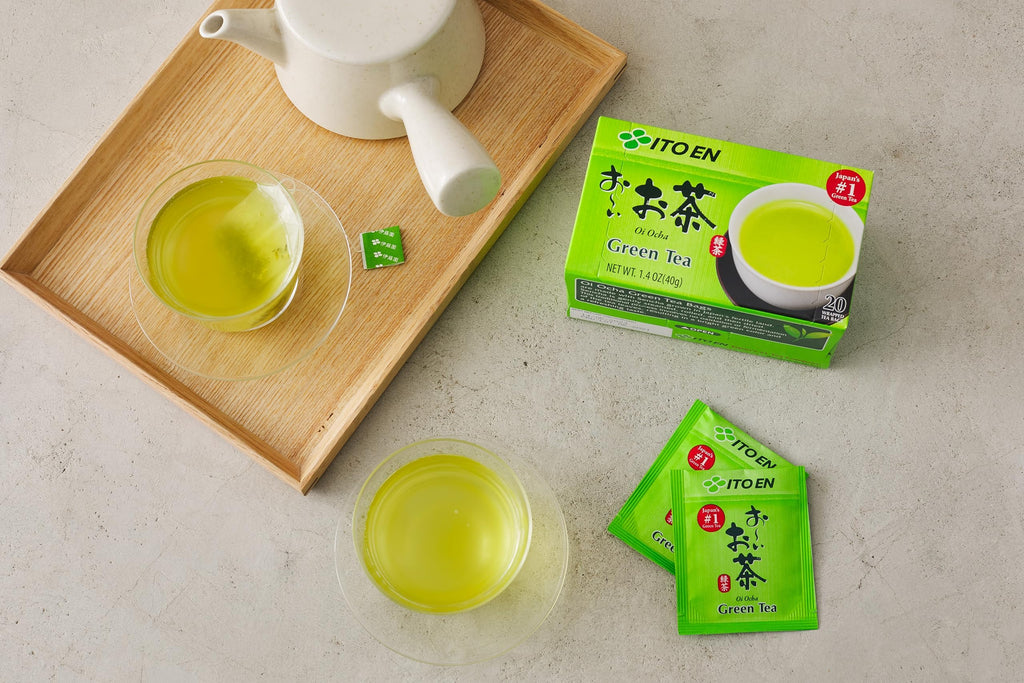 delicious green tea for a revitalizing drink