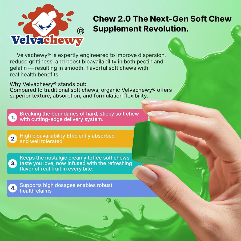 Delicious greens gummies for energy boost