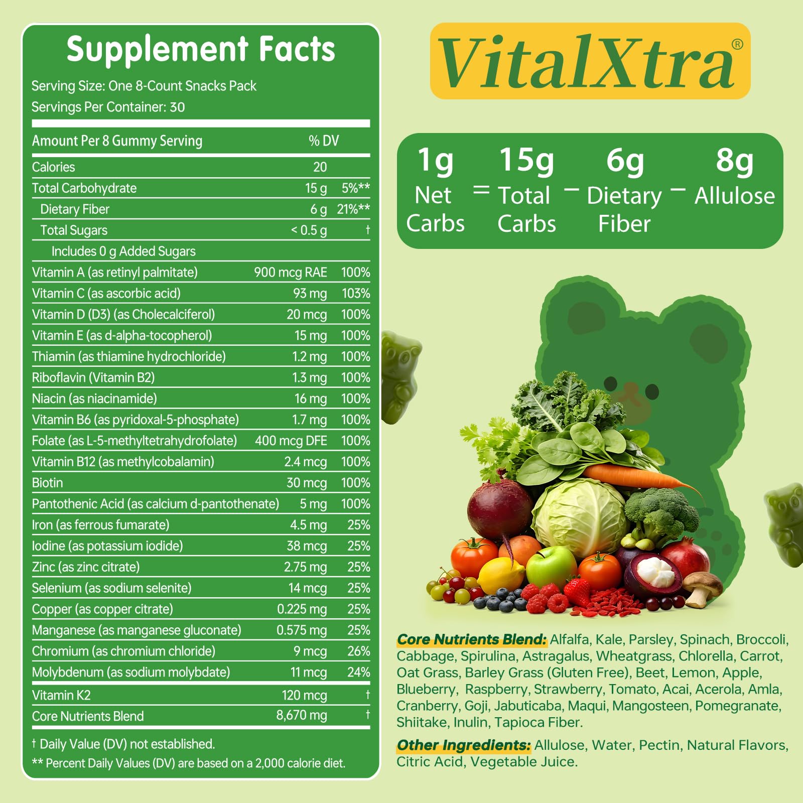 delicious greens gummies for energy