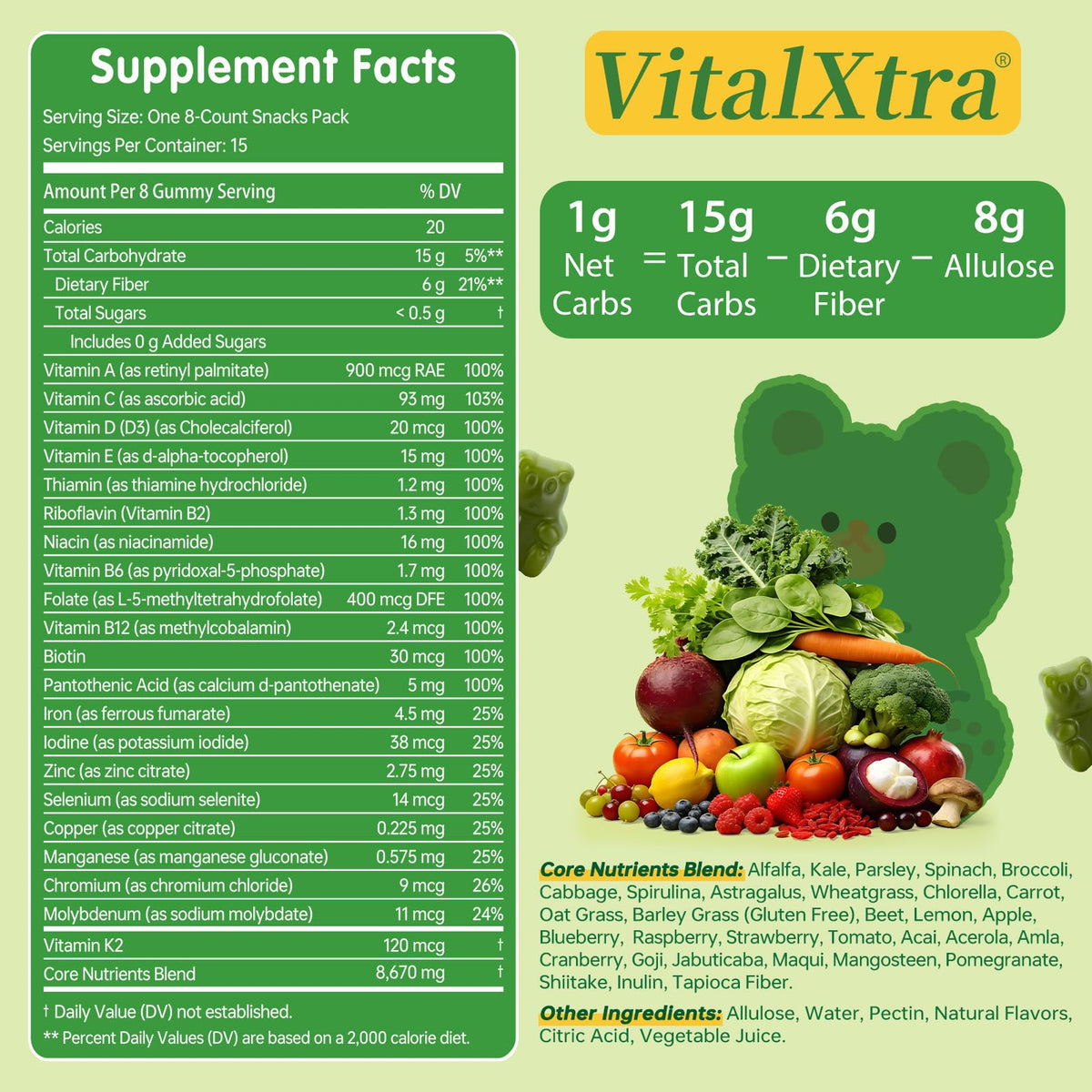 delicious greens gummies for wellness