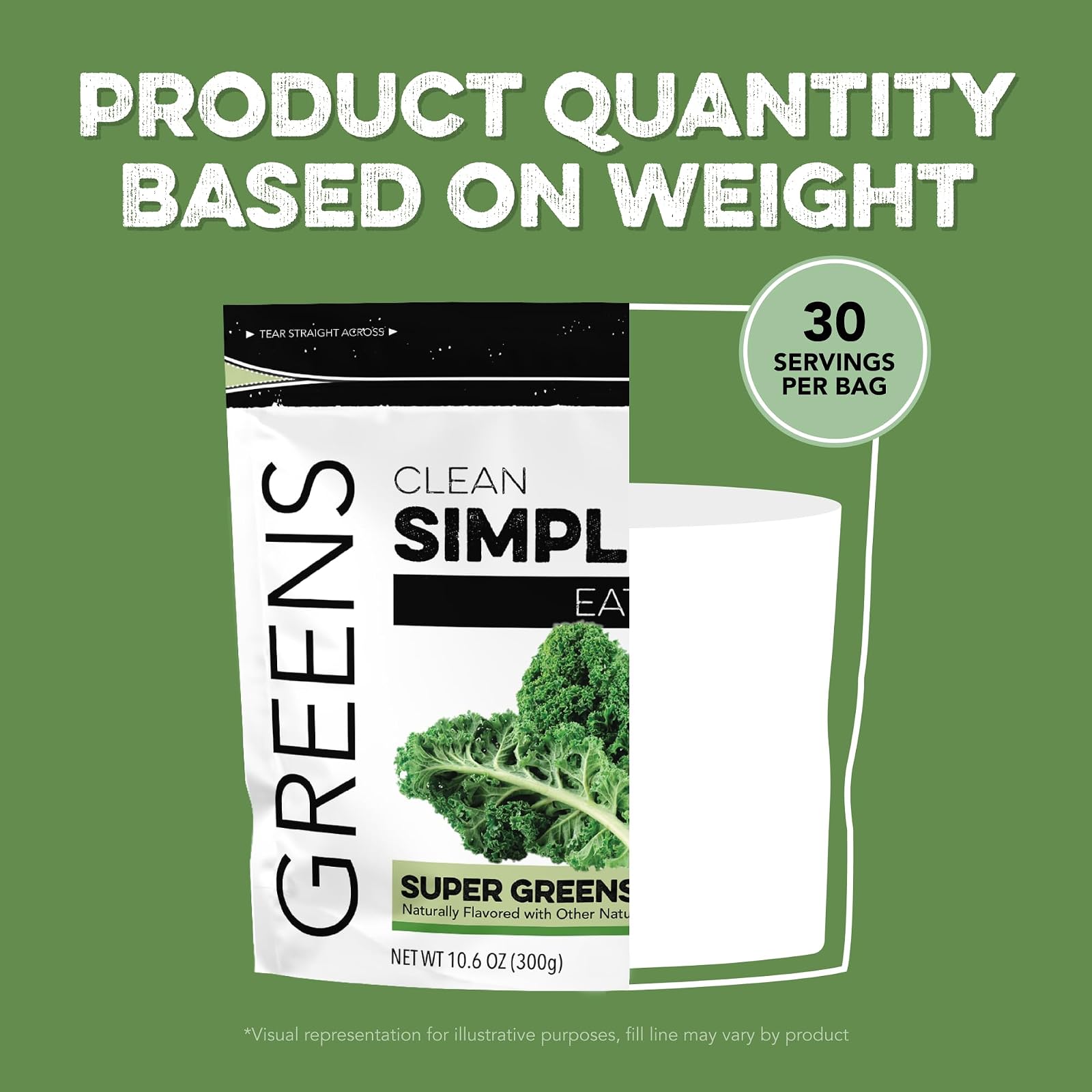Delicious greens powder for smoothies