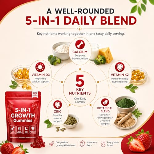 delicious growth gummies for children