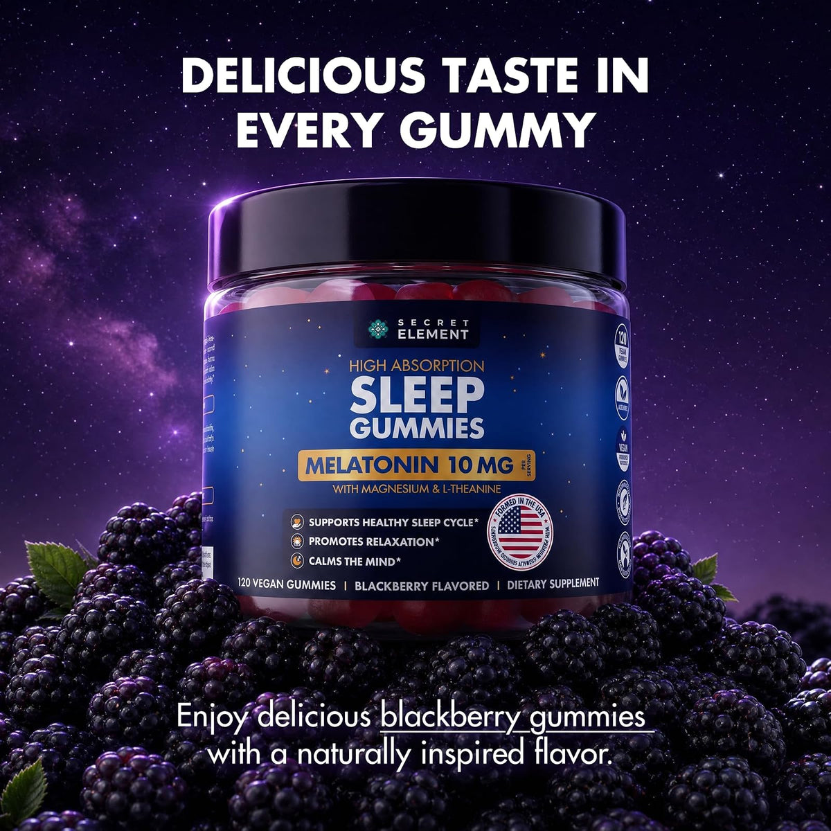 Delicious gummies for better sleep