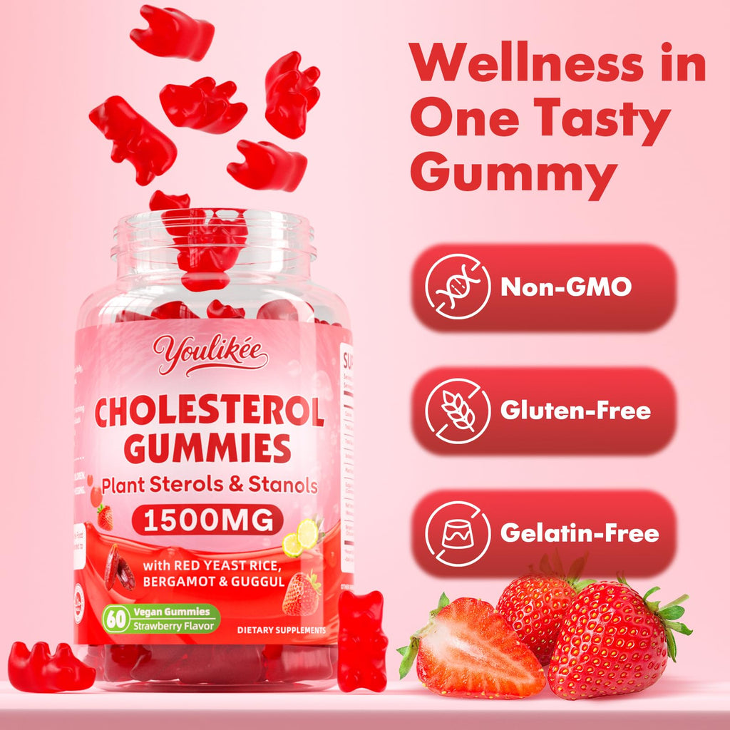 Delicious gummies for cholesterol support