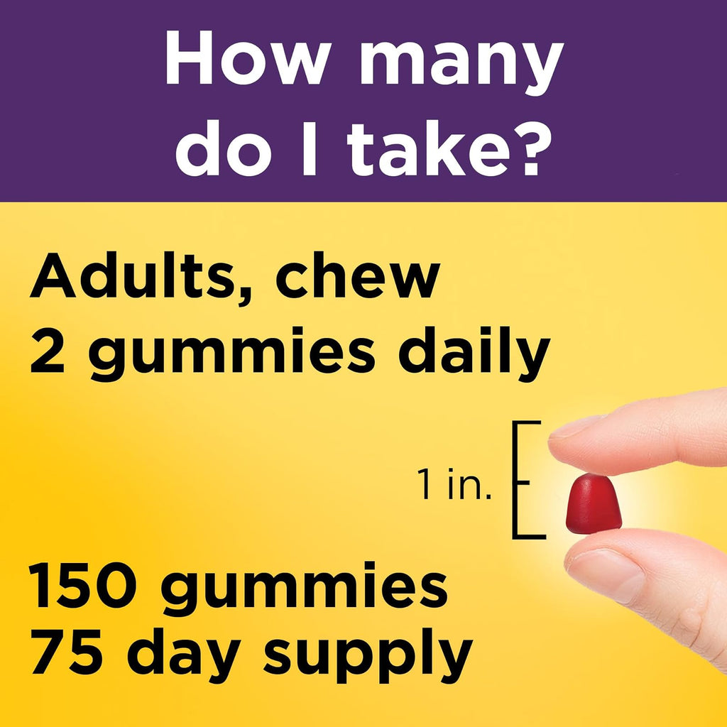 Delicious gummies for daily biotin intake