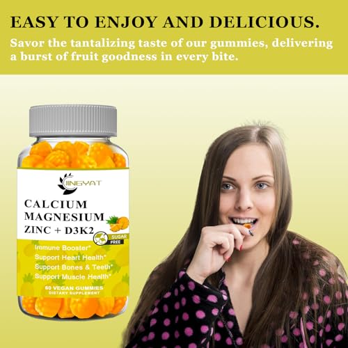Delicious gummies for daily calcium intake