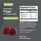 Delicious gummies for daily fiber intake