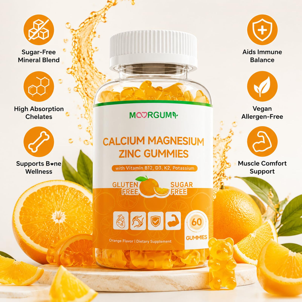 Delicious gummies for daily mineral intake