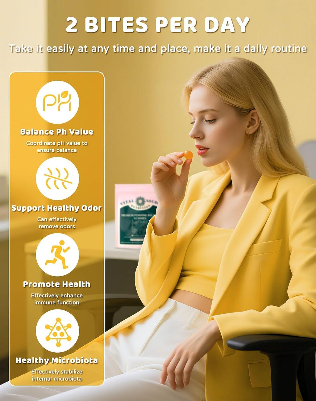 Delicious gummies for digestive wellness