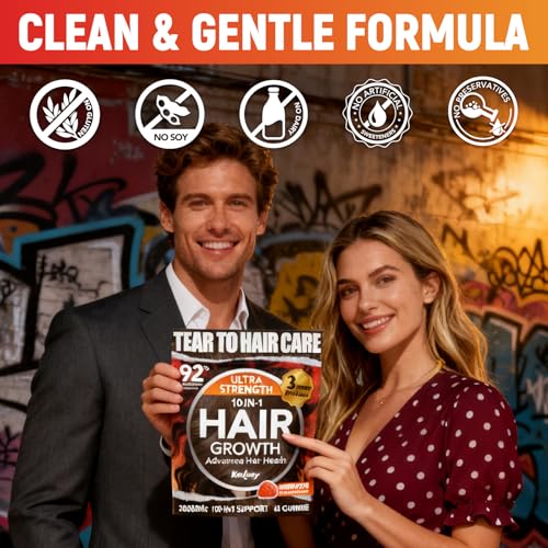 Delicious gummies for enhanced hair vitality