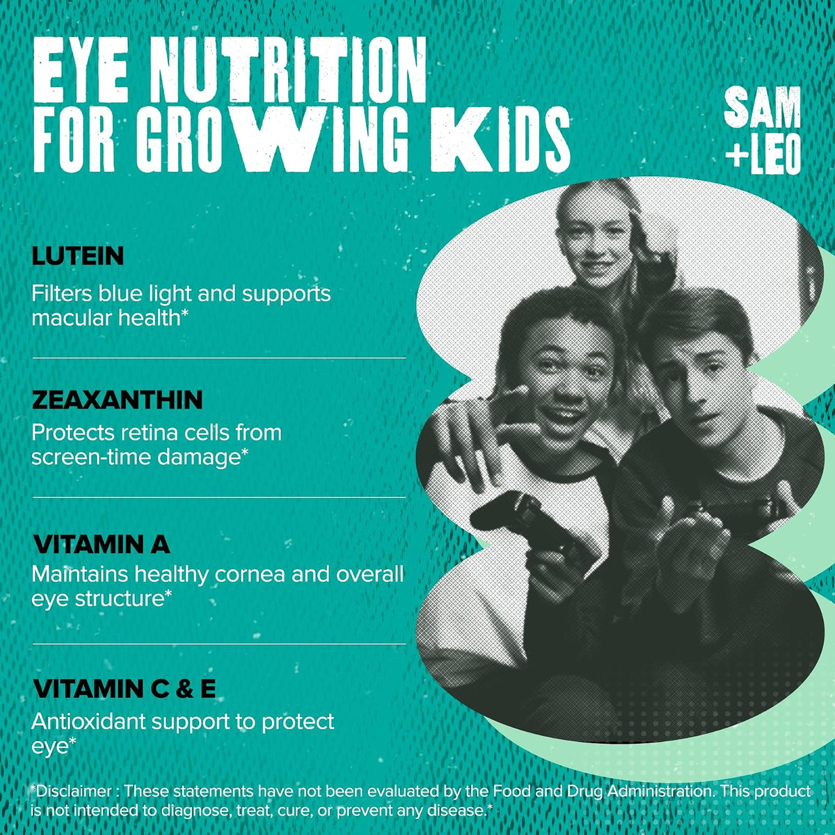 Delicious gummies for eye nutrition