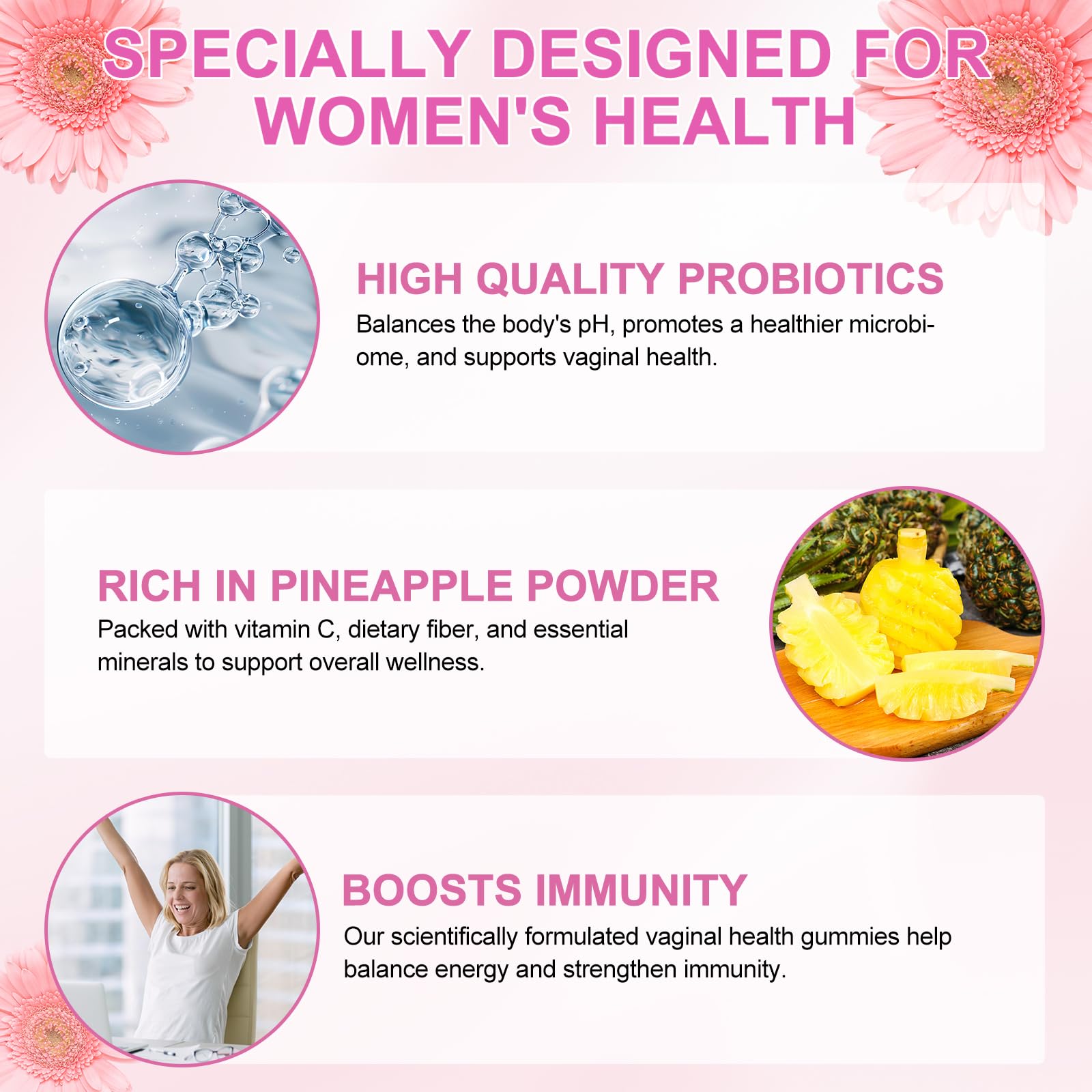 Delicious gummies for gut balance